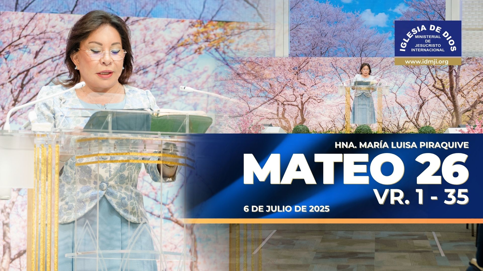 Mateo 26 Vr. 1 al 35 - Hna. María Luisa Piraquive - 6 de julio de 2025 - Sitio web oficial de la ...
